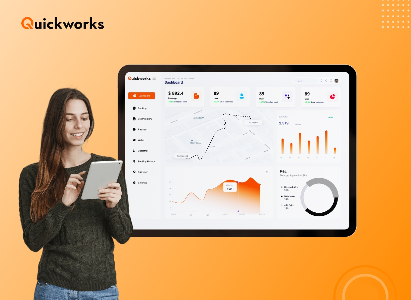 Navigate Quickworks Admin Dashboard (Part-1)
